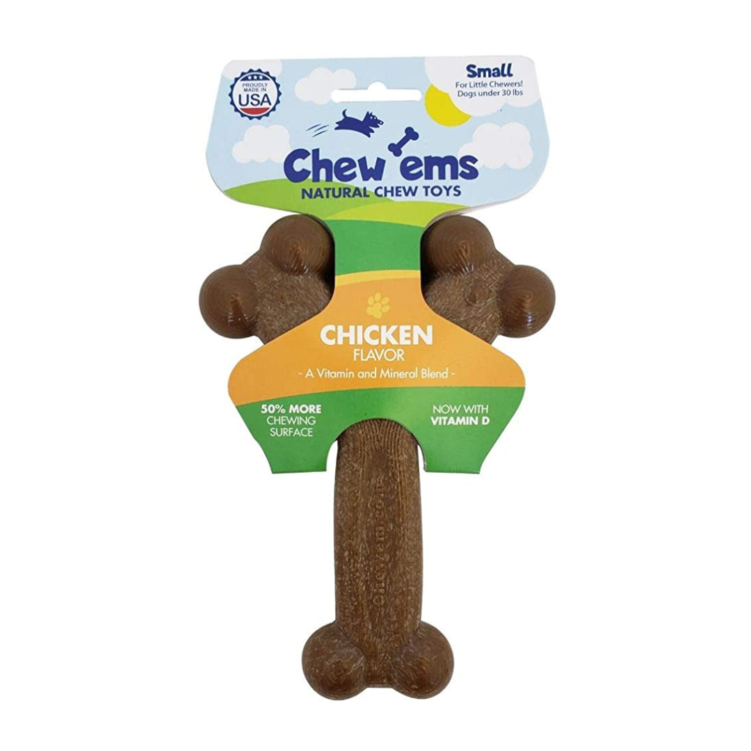 Chew'ems Healthy Nylon Chew Bone - Chicken Flavor – PupJoy